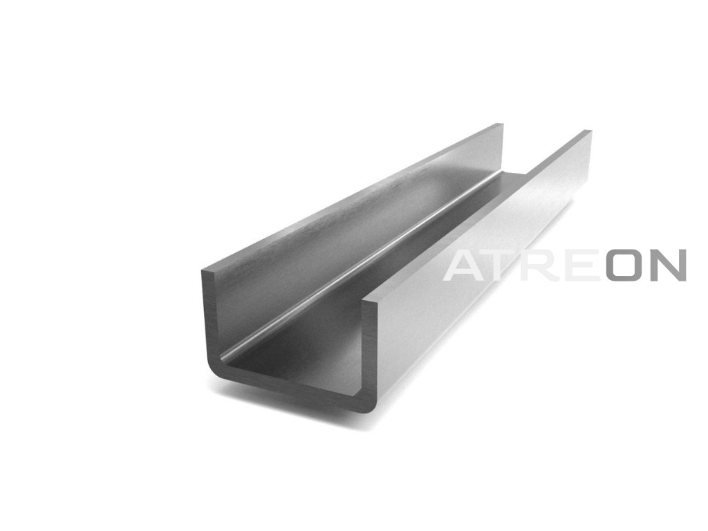 Nerezový U profil 55x120x55x7x9 z kategórie Nerezové U profily ...